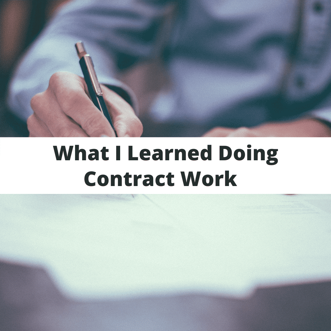 What I Learned Doing Contract Work - DAVIS